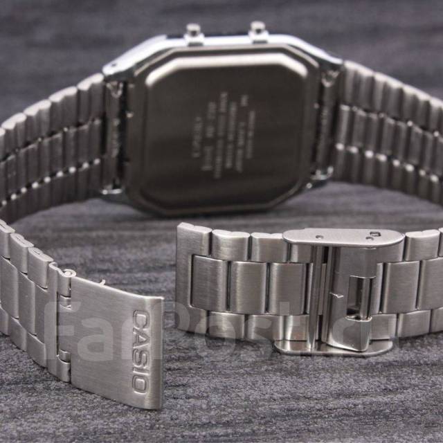 Часы наручные Casio Aq 230a 7b электронные с цифровой стрелочной индикацией времени новый в