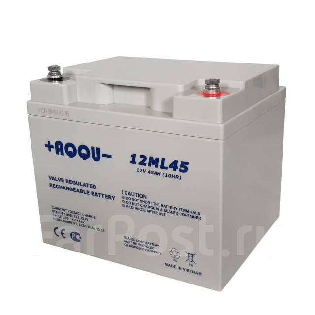 Батарея аккумуляторная 12в/45ач AQQU AQ-12ML45, новый, под заказ. Цена ...
