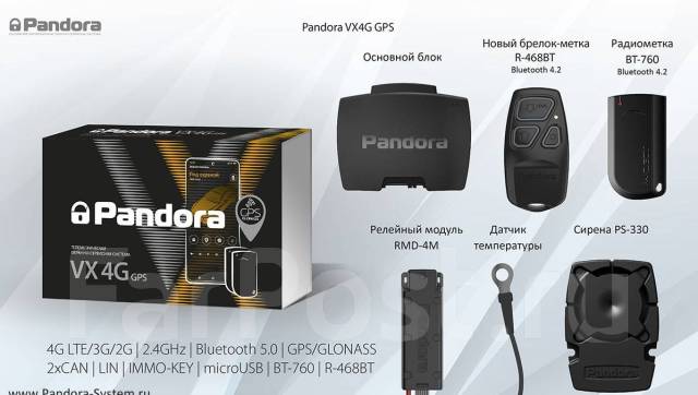 Сигнализация Pandora VX 4G GPS v2, новый, в наличии. Цена: 25 550₽ во ...