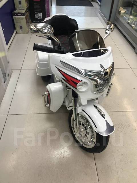 Детский трицикл электрический Harley, новый, в наличии. Цена: 9 900₽ в ...