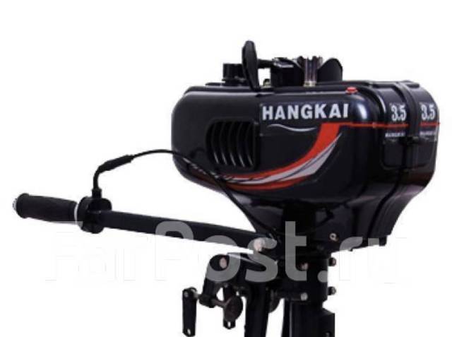 Лодочный мотор Hangkai 3.6, 3,50 л.с. S (381 мм), 2022 год, бензиновый, 2-тактный, румпельное ...