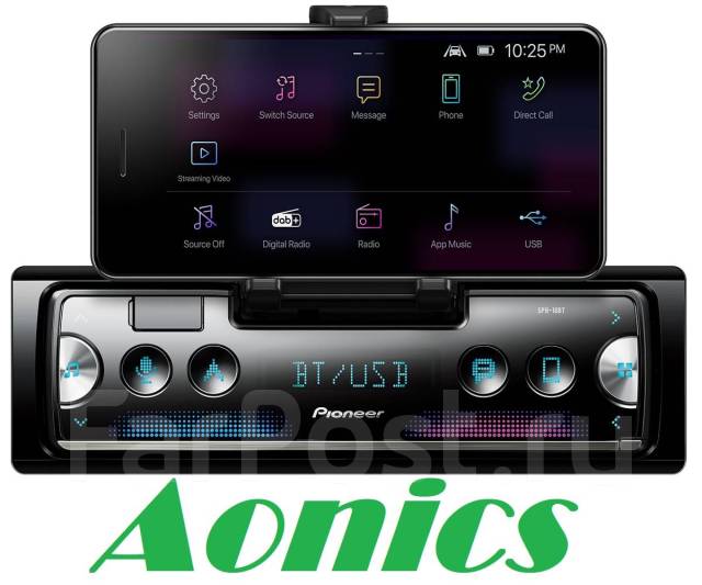 Автомагнитола Pioneer SPH-10BT-PS-Phone 1DIN NEW взгляд в будущее ...
