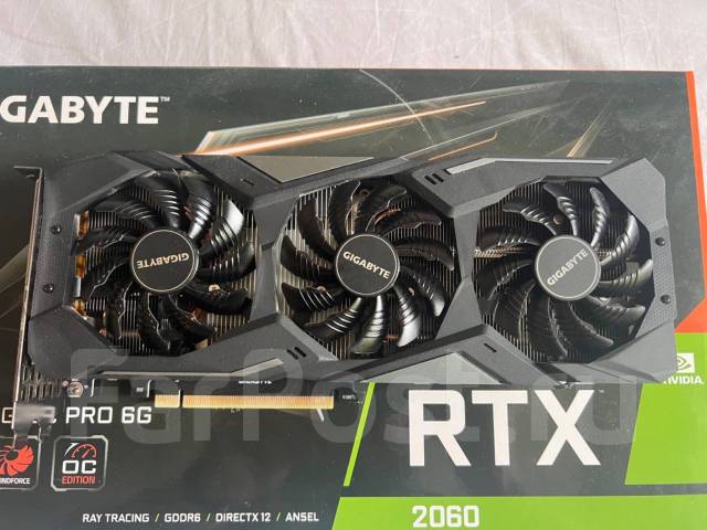 Продам видеокарту Gigabyte RTX 2060 Gaming OC Pro 6G - Видеокарты во ...