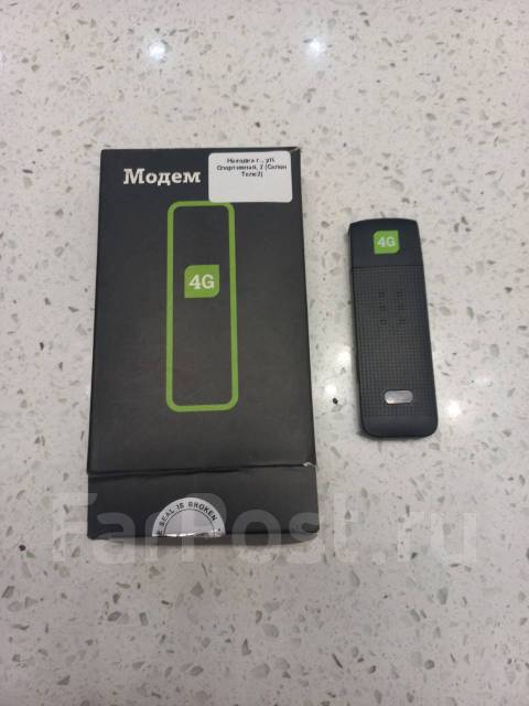 USB Модем 4G LTE новый, в наличии. Цена: 1 800₽ в Находке