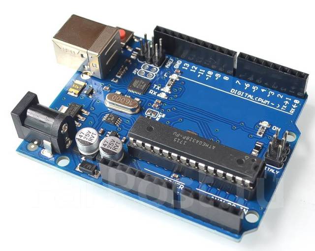 Arduino Uno R3 ATmega328 + ATmega16U2, новый, в наличии. Цена: 695₽ во ...