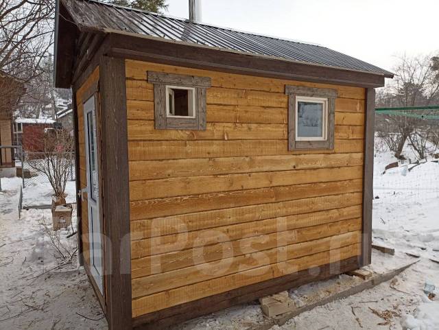 Баня из бруса 3*2 метра, в наличии. Цена: 260 000₽ в Артеме