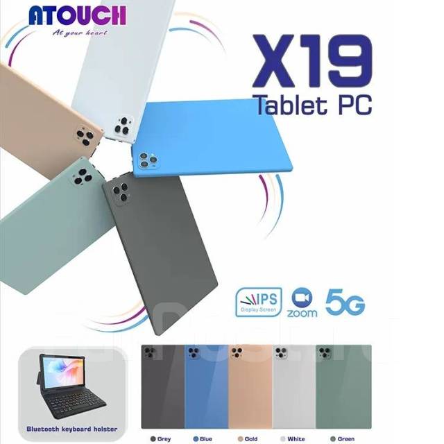 Планшетный компьютер X19PRO, планшет с клавиатурой, ноутбук 6Г-256ГБ ...