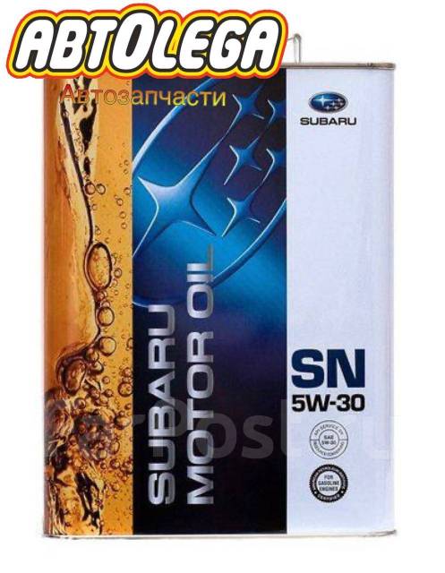 Моторное масло Subaru SN 5W30 4 л, K0215Y0273 оригинал Япония ...