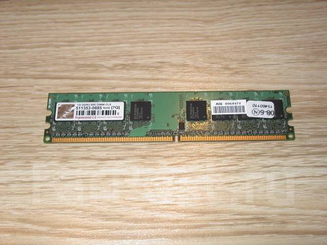 Оперативная память Ddr2 800 1 Gb Transcend 1 гб б у в наличии Цена