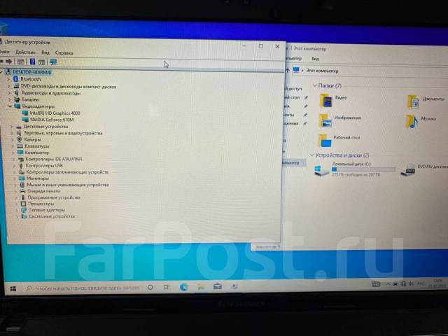 Lenovo g580, ноутбук, 15.6", 320 Гб, 4 гб, WiFi, Bluetooth, б/у, в ...