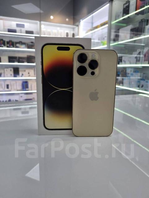 Apple iPhone 14 Pro 128GB Gold! Хорошее состояние, 6.10", моноблок ...