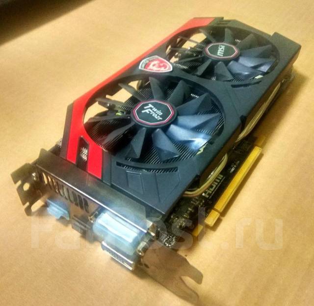 Видеокарта MSI GeForce GTX 760 Gaming 2 GB GDDR5, б/у, в наличии. Цена: 3 999₽ во Владивостоке