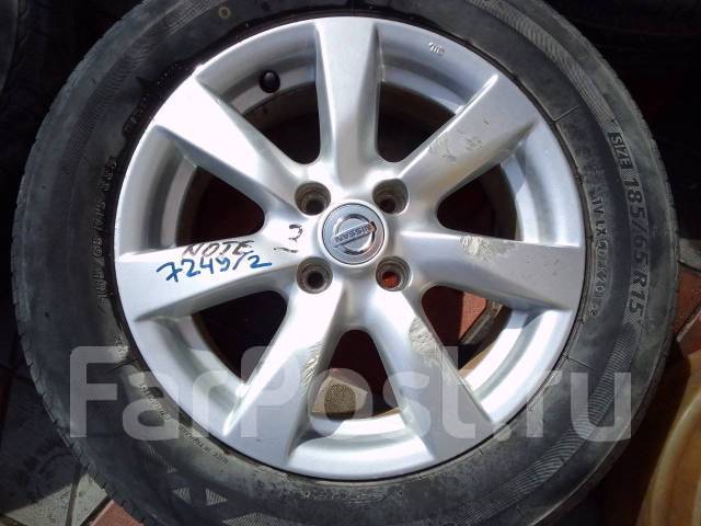 Один диск Nissan R15 4*100 (7249/2), 15", 1 шт, 4x100, 1 шт, б/у, в ...