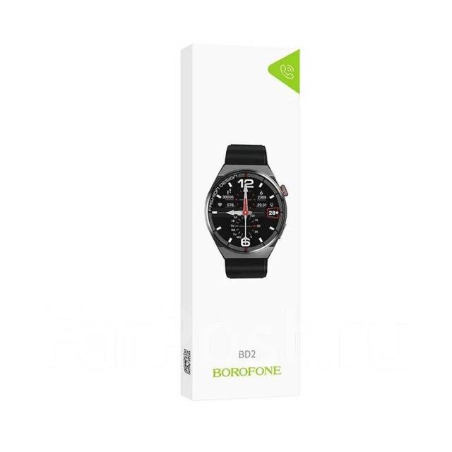 Смарт часы Borofone BD2, поддержка звонков, Smart watch, умные, GPS, NFC, IP68, Android, iOS ...