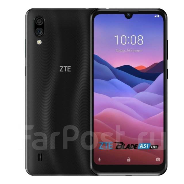 ZTE Blade A51 Lite 2Gb/32Gb Black - Смартфоны и сотовые телефоны во ...