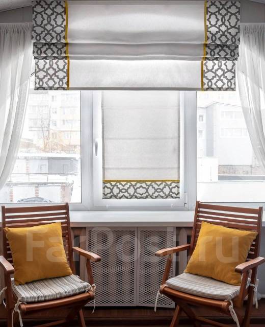 Римская Штора +. Карниз для римской шторы (дополнительно), новый, в ...