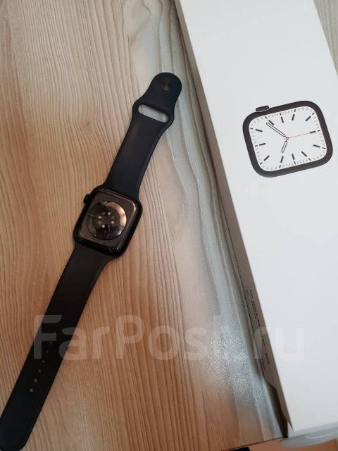 Apple Watch 7 45mm Идеальное состояние, полный комплект - Умные часы и ...