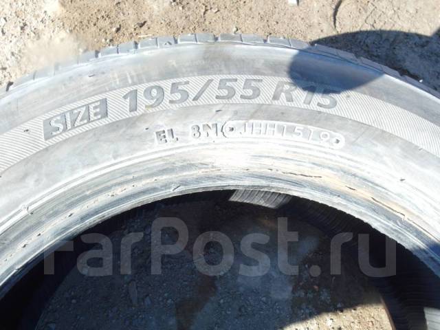 Bridgestone, 195/55/15, 15", 1 шт, 195 мм, 55 %, радиальный, летние, 10 ...