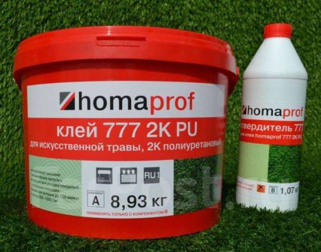 Клей для искусственной травы полиуретановый двухкомпонентный Homaproff ...