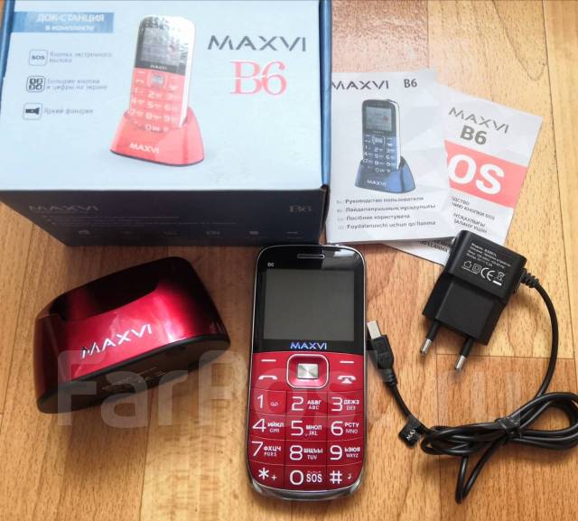 Сотовый телефон б. у MAXVI B6 - Смартфоны и сотовые телефоны во Владивостоке