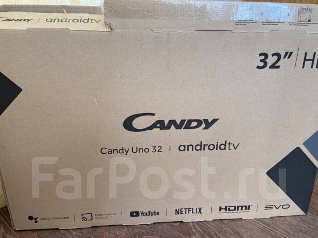 Телевизор Candy Uno 32 Smart Tv идеальное состояние как новый