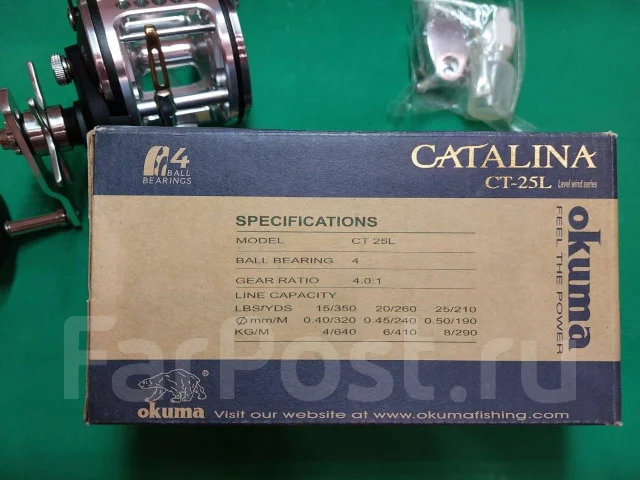Катушка мультипликаторная Okuma Catalina CT-25L - Рыболовные ...