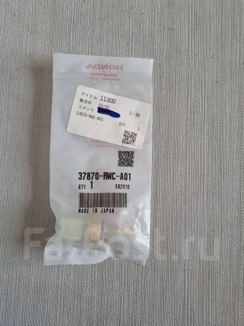 Датчик температуры охлаждающей жидкости Honda 37870-RWC-A01 купить во ...