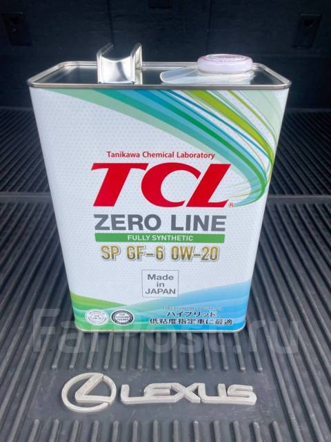 Масло моторное TCL Zero Line Fully Synth, Fuel Economy, SP, GF-6, 0W20 ...