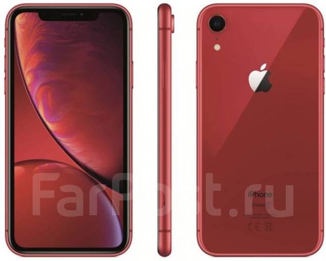 Apple iPhone XR 128ГБ RED Product 4G LTE, 6.10", моноблок, красный, б/у ...