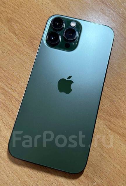 Айфон iPhone 13 Pro Max Зелёный, 128 гб, 6.70", моноблок, зеленый, б/у ...