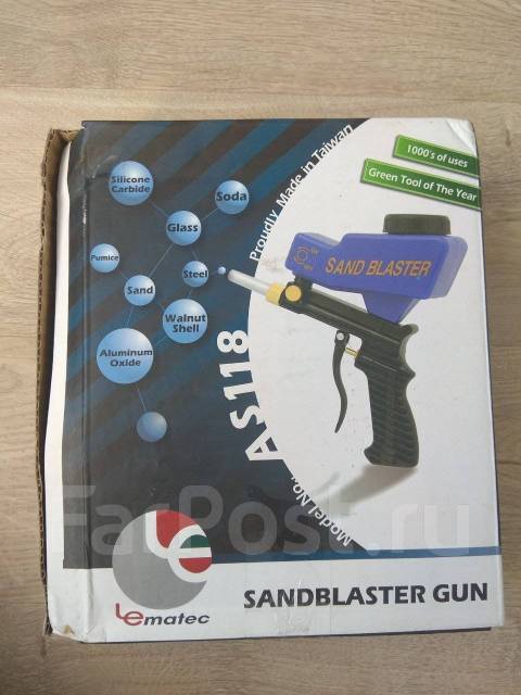 Пескоструйный пистолет Lematec Sand Blaster AS118 с евро штуцером ...