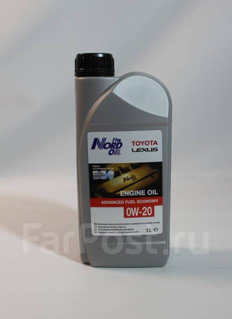 Масло моторное NORD OIL Toyota Lexus 0W20 API SN/SN-RC, синтетическое ...