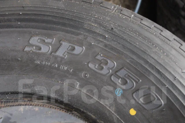 Dunlop SP 350, LT 10.00 R22.5 - Шины во Владивостоке