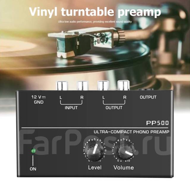 Фонокорректор для фонографа. Предусилитель Phono Preamp Pp500 с RCA, новый, в наличии. Цена: 1 ...