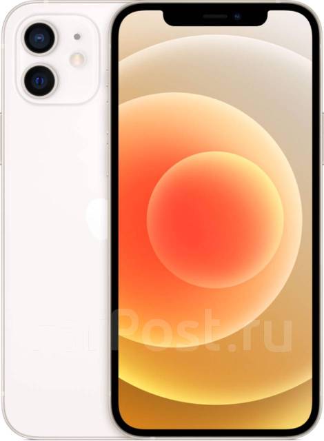 iPhone 12, 128 гб, 6.10", моноблок, белый, новый, в наличии. Цена: 40 ...