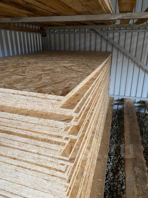 Фанера OSB 9мм, 12мм, в наличии. Цена: 950₽ в Надеждинском районе