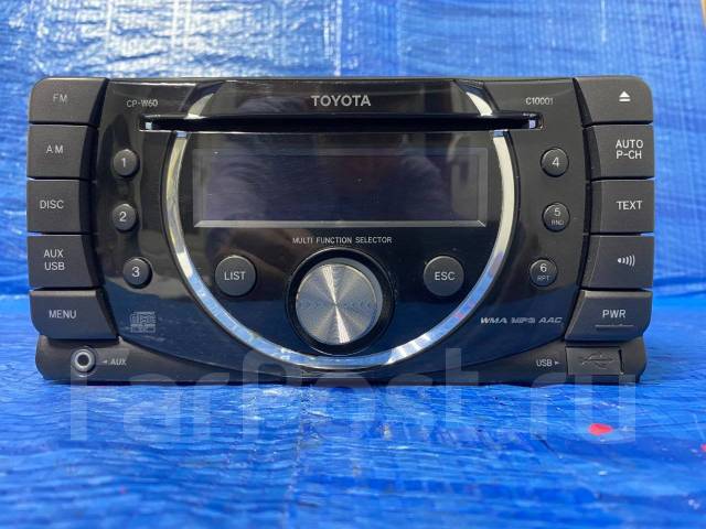Магнитола Toyota CP-W60, 2 DIN — 178x100 мм, б/у, в наличии. Цена: 4 ...