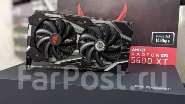 Видеокарта PowerColor AMD Radeon RX 5600 XT Red Devil, б/у, в наличии ...