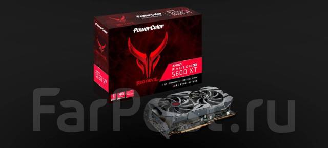 Видеокарта PowerColor AMD Radeon RX 5600 XT Red Devil, б/у, в наличии ...