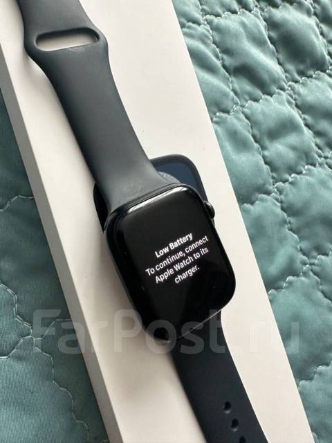 Продам Apple Watch 7 45мм, умные часы, GPS, NFC, iOS, б/у, в наличии ...