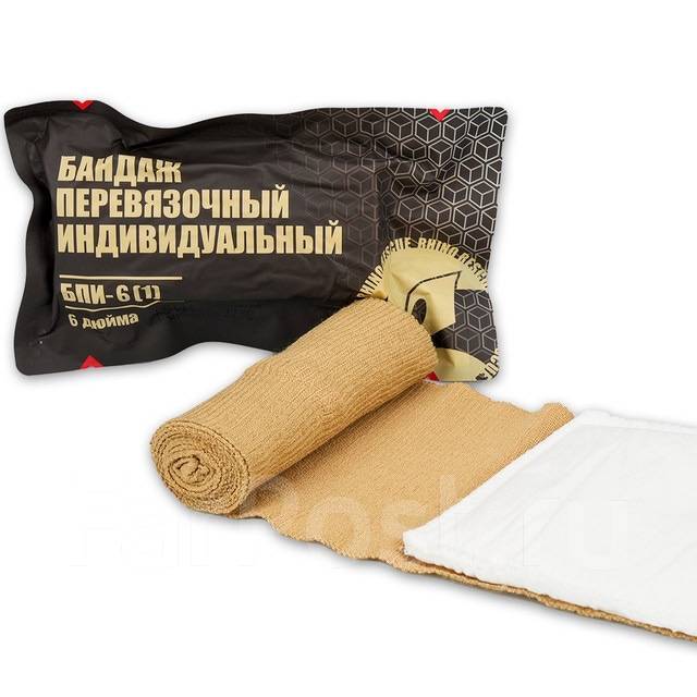 Бандаж перевязочный индивидуальный 6 дюймов Rhino Rescue, новый, в ...