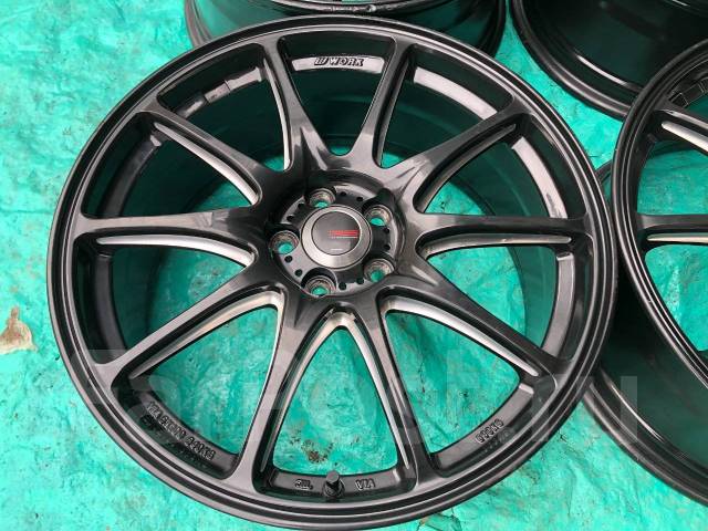 Черные Легкосплавы WORK Emotion RS R18 Б/П по РФ отл сост! из Японии ...