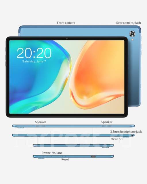 Планшет Teclast M40 Pro 10.1''FHD 6/128GB 4G 2SIM 7000mAh см описание ...