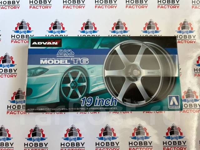 Диски для моделей 1:24 Advan Model T6 19 in. (Aoshima), новый, под ...