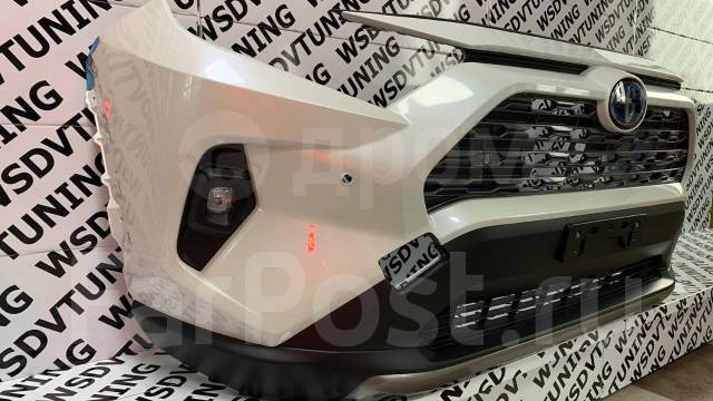 Бампер передний Toyota RAV4 2018-2022 Оригинал Б/У в сборе купить в ...