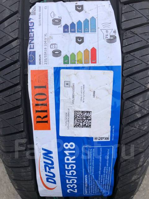 Durun RH01, 235/55R18, автомобильные шины, цена: 20 500₽, 18", 1 шт, в ...