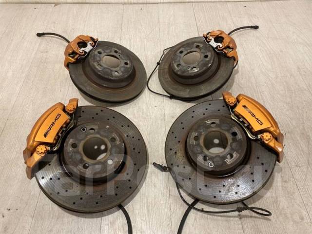 Комплект тормозов AMG Mercedes Benz E350 2009 A0004213012 W212 M272.980 ...