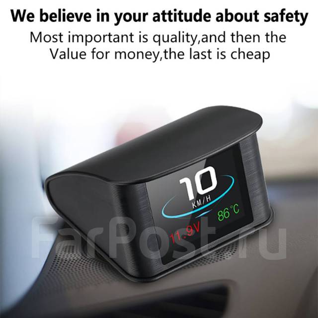 Бортовой компьютер HUD P10 obd2 автосканер купить во Владивостоке по ...