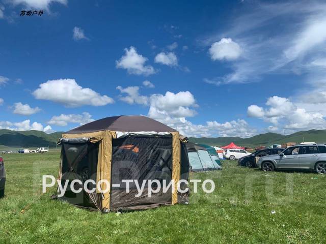Шатер-полуавтомат арт. 6601 (365*365*225см) пол в комплекте, новый, в ...