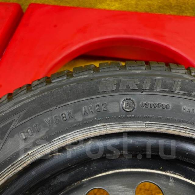 Колесо в сборе диск с шиной [Магазин DZ25] диск Toyota 4x100 ШИНА 155/ ...